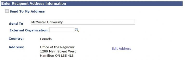 Transcripts - Office of the Registrar | McMaster University