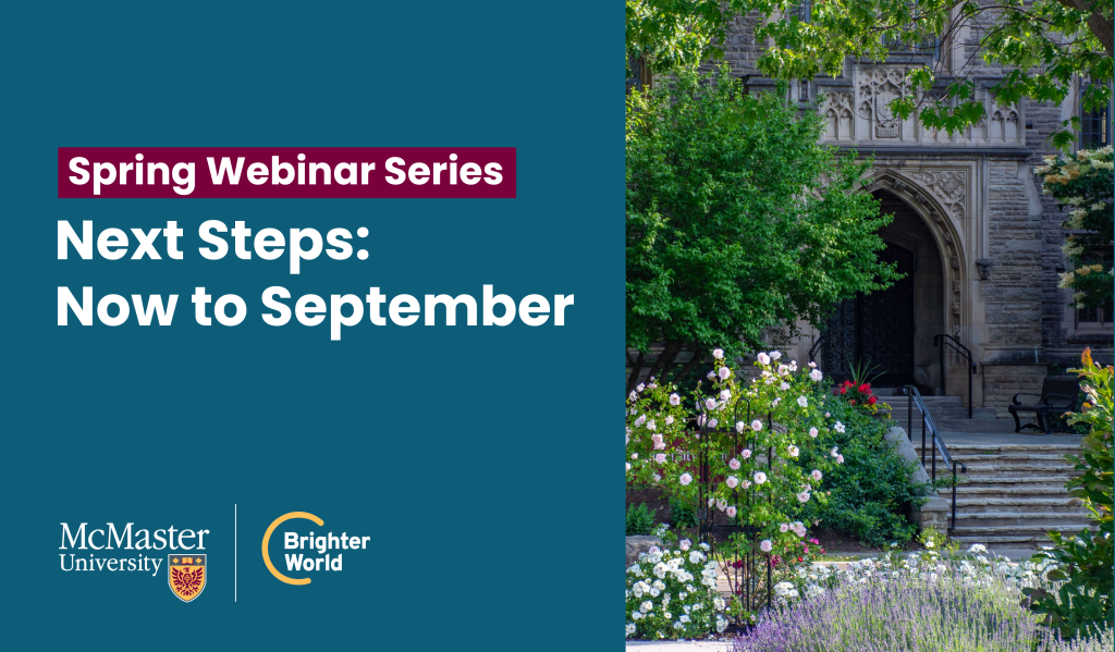 I’ve Accepted My Offer… Now What? | Office of the Registrar | McMaster ...